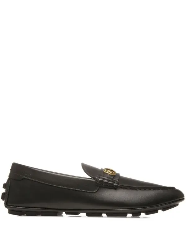 Bally Keeper Leather Boat Shoes