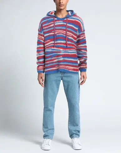 ERL Striped Hooded Sweater - Blue