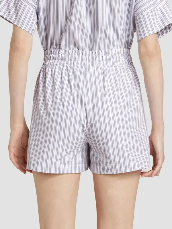STELLAE DUX Soft Striped Cotton Shorts