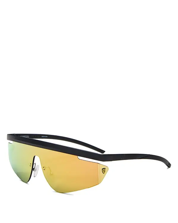 FERRARI Shield Sunglasses - Black/yellow Gradient