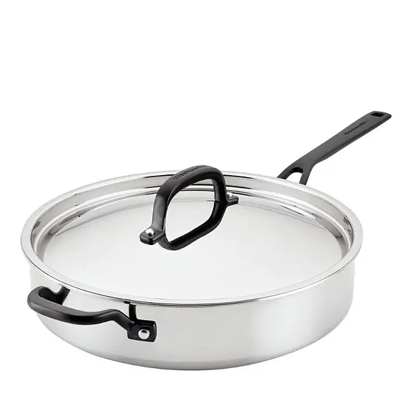 KITCHENAID 5 Ply Stainless Steel 5 Qt. Saute Pan And Lid - Silver