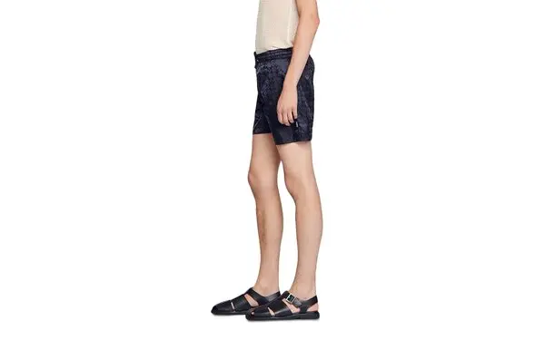 Sandro Square Cross 5 Board/boxer Swim Shorts