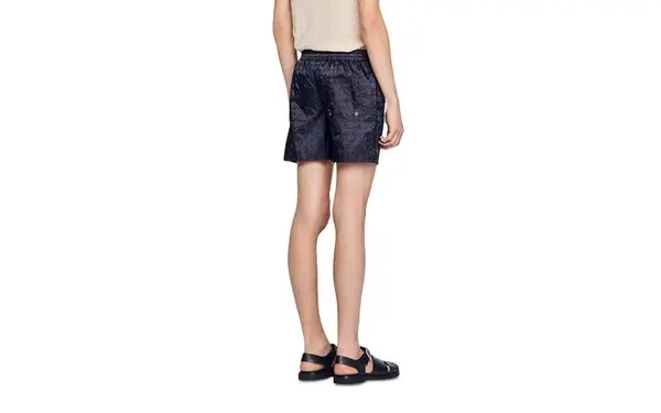 Sandro Square Cross 5 Board/boxer Swim Shorts
