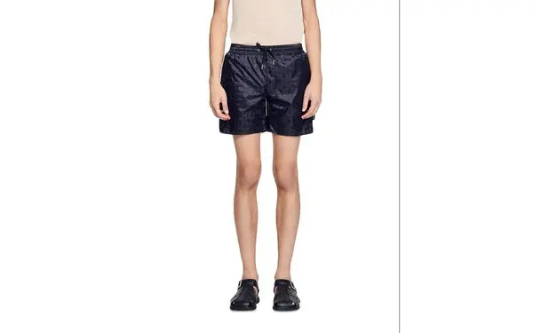 Sandro Square Cross 5 Board/boxer Swim Shorts
