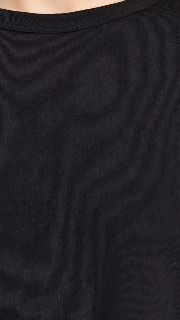 Year Of Ours Yos Cropped Tee - Black
