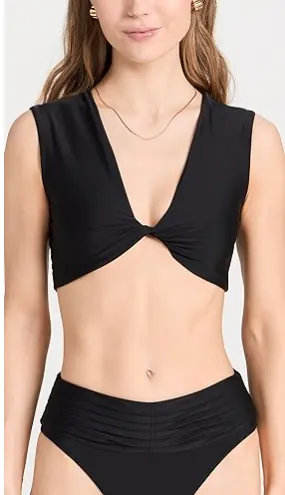 Ramy Brook Oliwia Bikini Top - Black