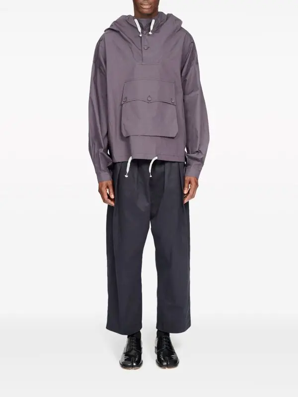 MAISON MARGIELA Coated Cotton Hoodie