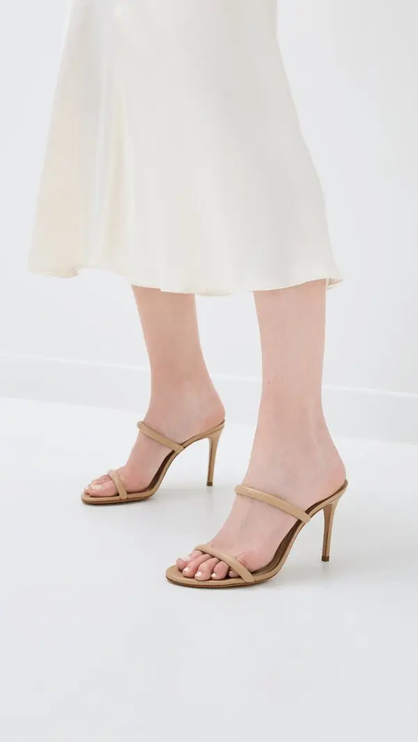 Schutz Taliah Sandal Heels - Light Nude