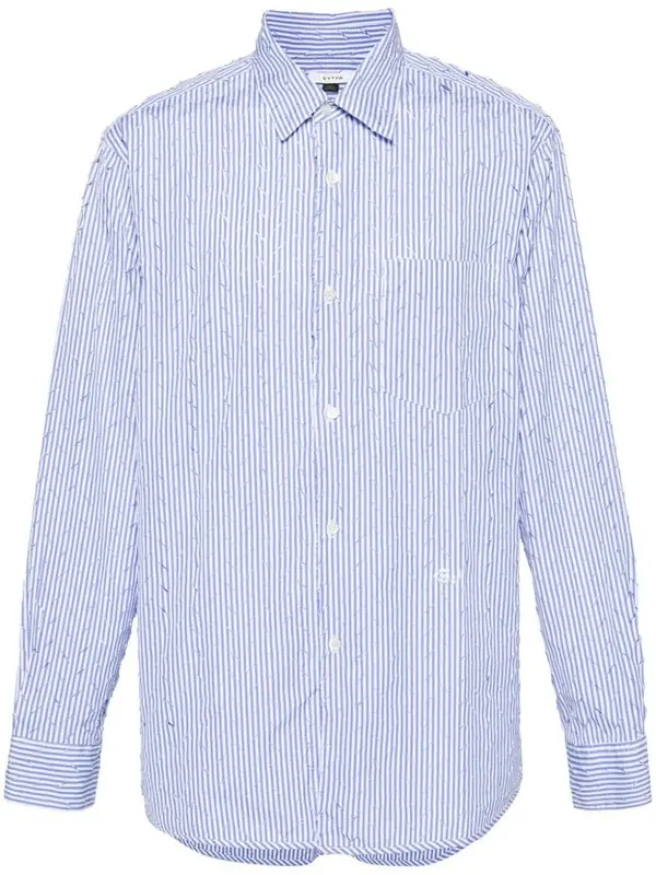Eytys Otis Ripped Striped Shirt