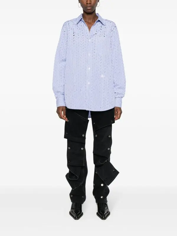 Eytys Otis Ripped Striped Shirt