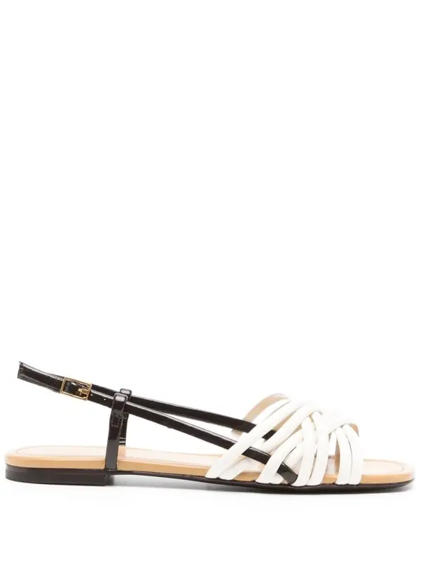 Tory Burch Leather Slingback Sandals