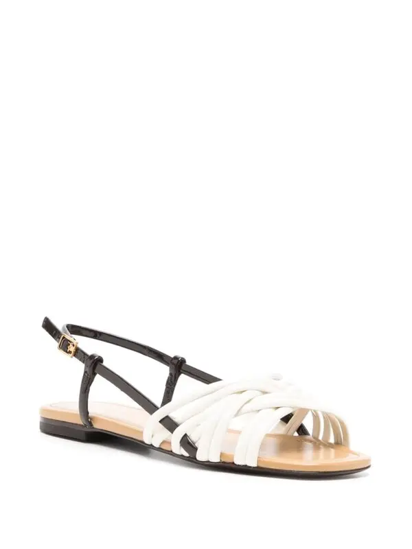 Tory Burch Leather Slingback Sandals