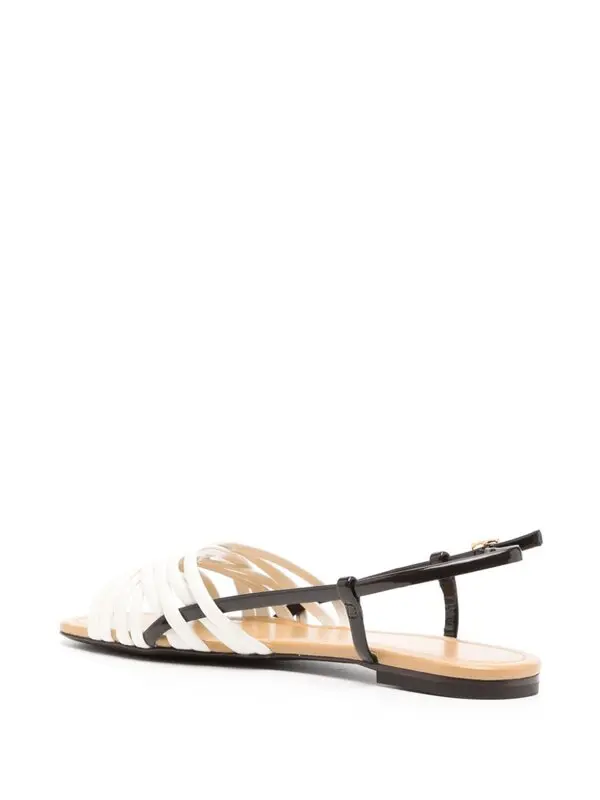 Tory Burch Leather Slingback Sandals