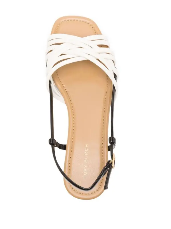 Tory Burch Leather Slingback Sandals