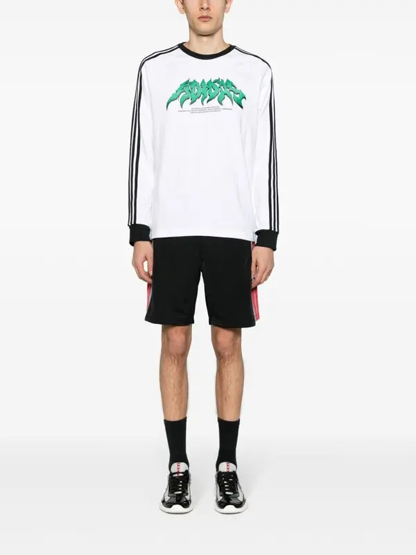 Adidas 3-stripes Cotton Long Sleeve T-shirt