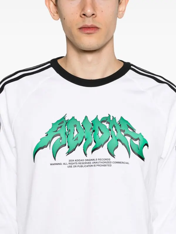 Adidas 3-stripes Cotton Long Sleeve T-shirt