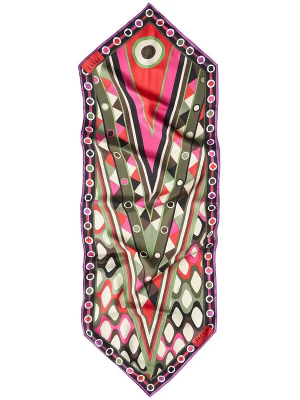 Emilio Pucci Vivara-print Silk Twill Scarf