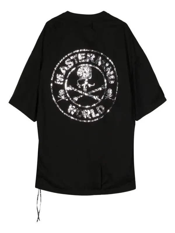 MASTERMIND WORLD Metallic-effect Cotton T-shirt