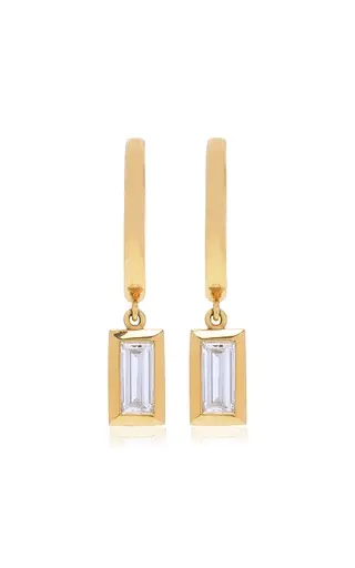 VRAI 14k Lab-grown Diamond Huggie Earrings