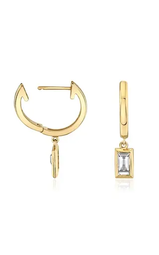 VRAI 14k Lab-grown Diamond Huggie Earrings