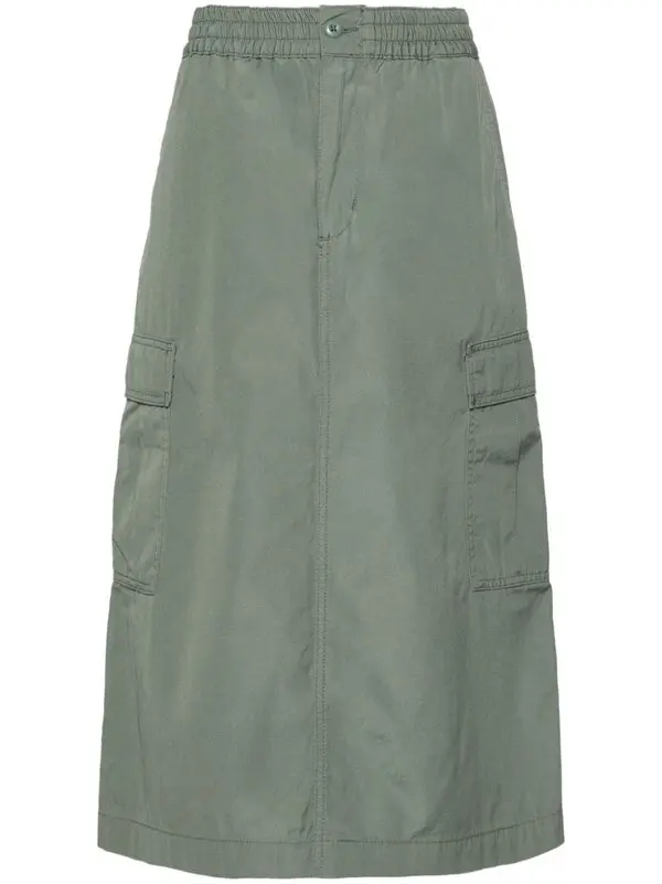 Carhartt Work In Progress Jet Cargo Midi Skirt - Green