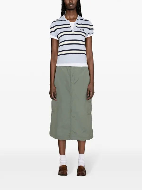 Carhartt Work In Progress Jet Cargo Midi Skirt - Green