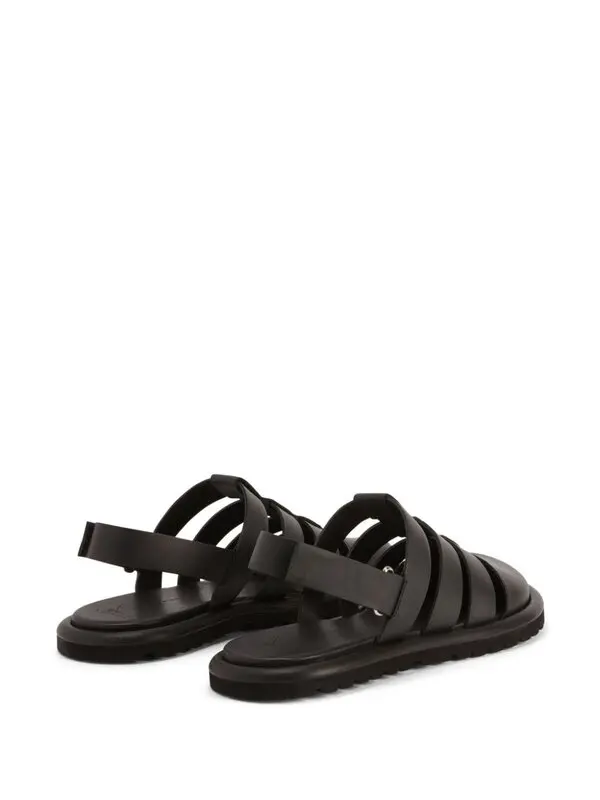 GIUSEPPE ZANOTTI Rusery Leather Cage Sandals