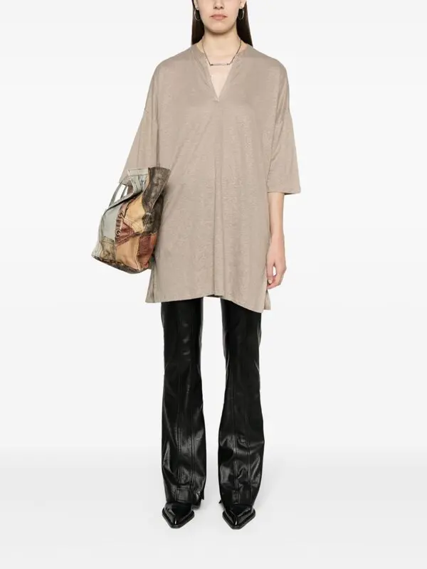 Majestic Filatures Straight-hem Tunic - Neutrals