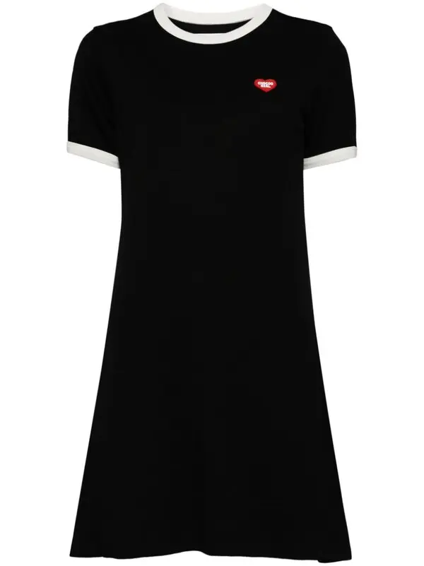 CHOCOOLATE Heart-print T-shirt Dress