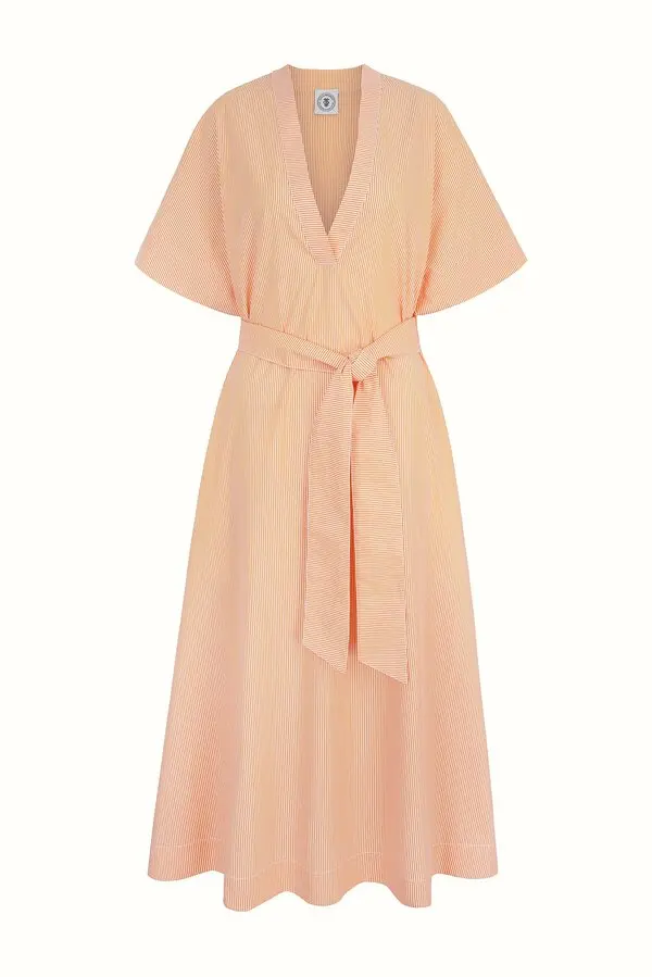 EMILIA WICKSTEAD Ankita Kaftan In Stripe Cotton - Multi