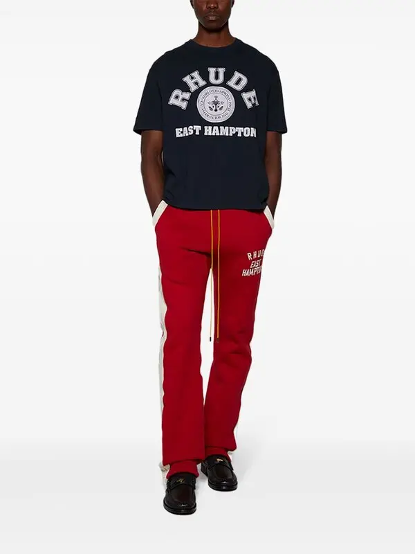 Rhude Logo-print Cotton Track Pants