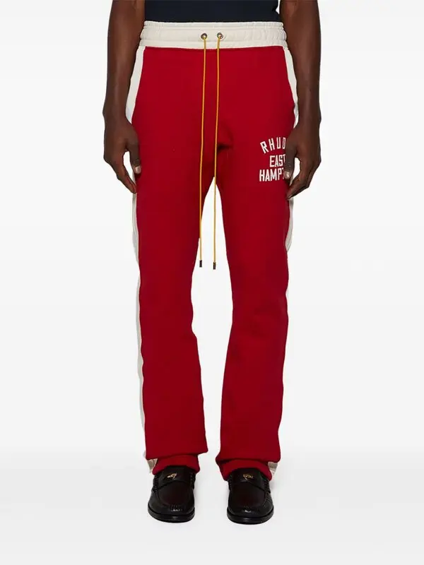 Rhude Logo-print Cotton Track Pants