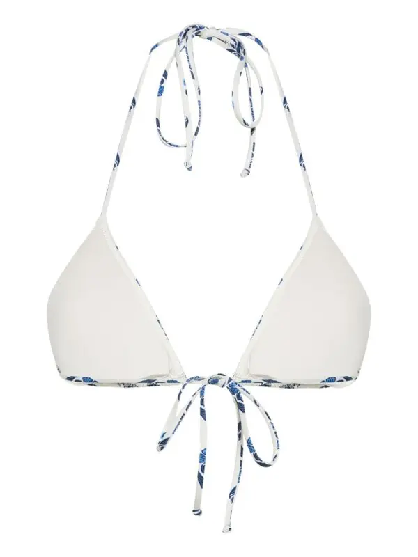 MC2 SAINT BARTH Jaipur Flower Print Bikini Top