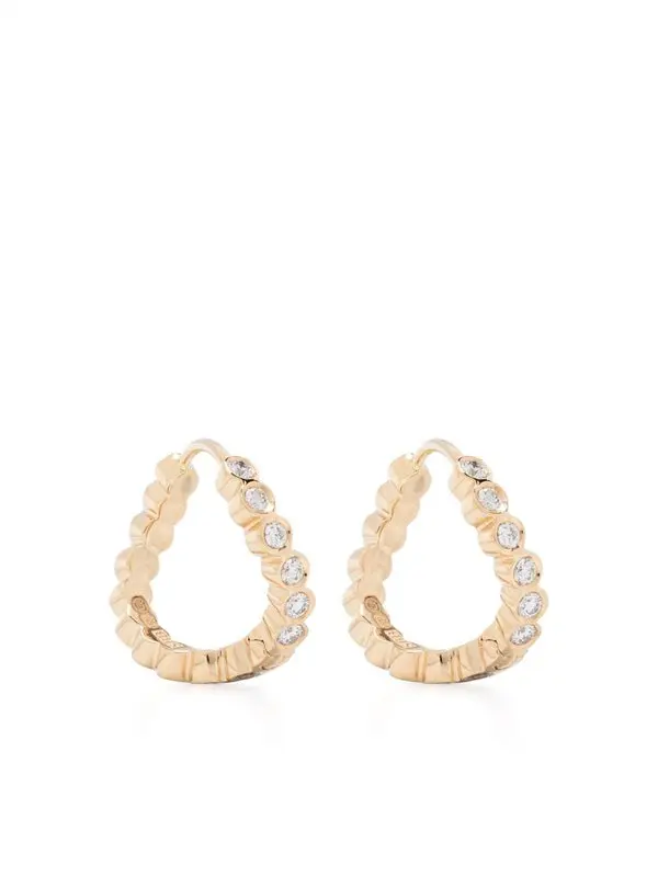 Sophie Bille Brahe 18kt Yellow Petit Courant Diamond Earring - Gold