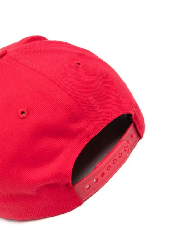 Rhude Slogan-embroidered Cap - Red