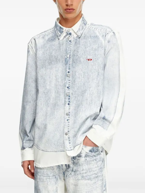 DIESEL® D-simply-over-s Denim Shirt