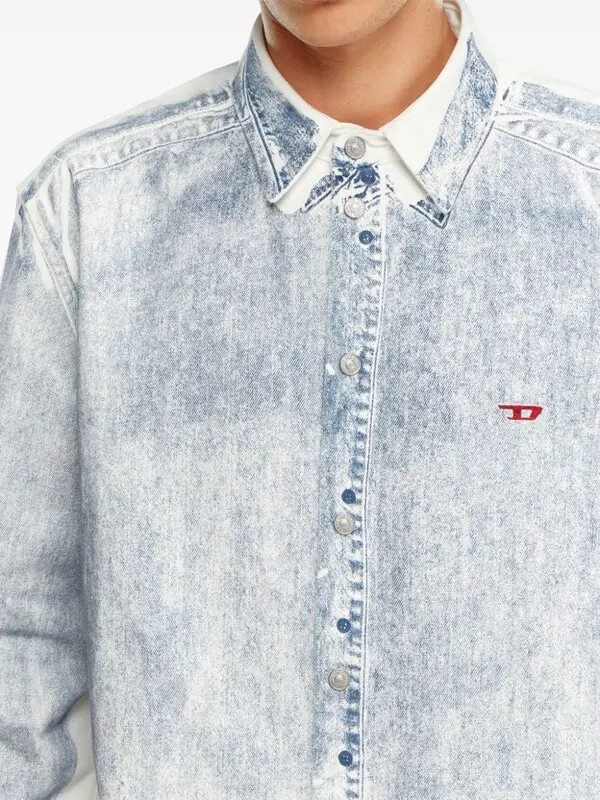 DIESEL® D-simply-over-s Denim Shirt