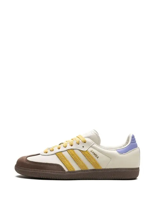 Adidas Samba Og Leather Sneakers - Yellow