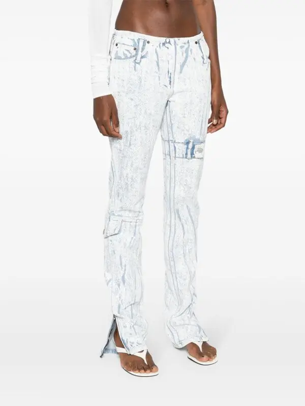 Acne Studios Low-rise Tapered-leg Jeans