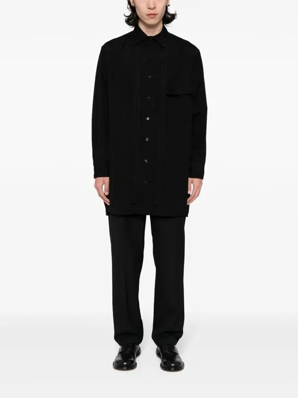 Yohji Yamamoto Classic-collar Cotton Shirt