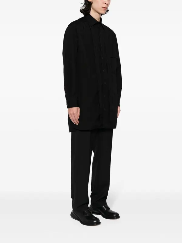 Yohji Yamamoto Classic-collar Cotton Shirt