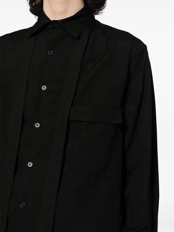 Yohji Yamamoto Classic-collar Cotton Shirt