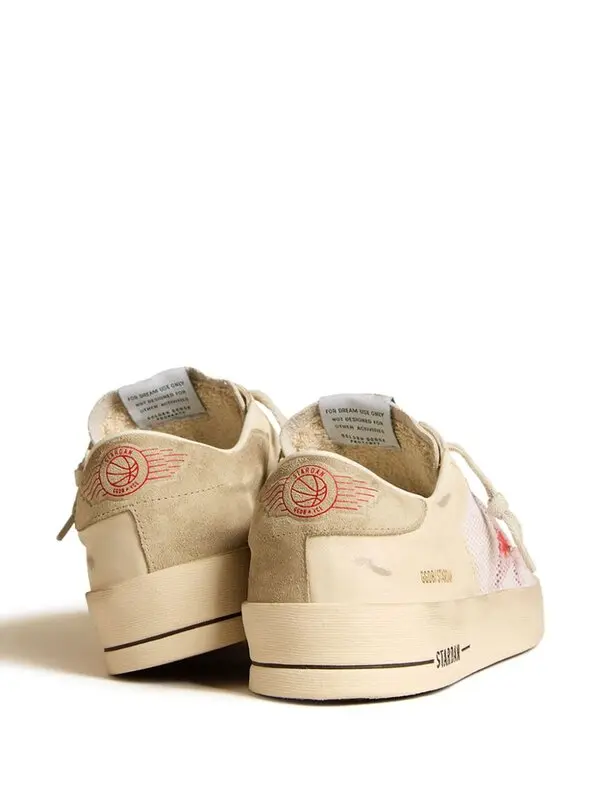 GOLDEN GOOSE Stardan Leather Sneakers - Neutrals