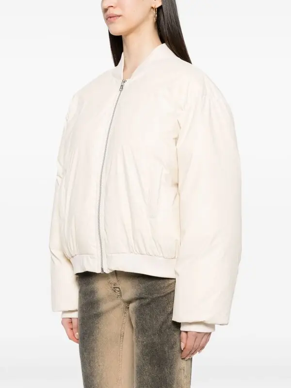 MEOTINE Sol Puffer Bomber Jacket - Neutrals