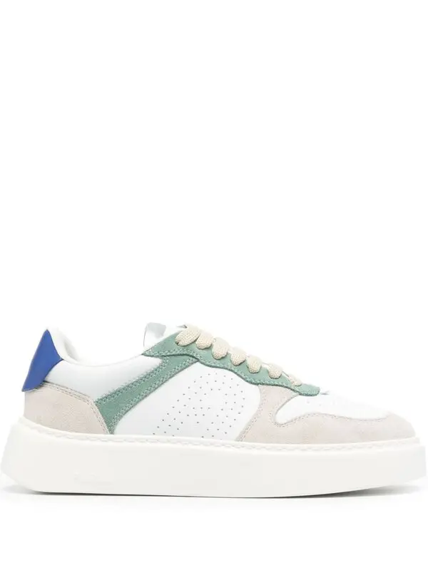 Furla Panelled Leather Chunky Sneakers