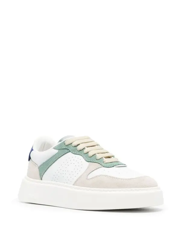 Furla Panelled Leather Chunky Sneakers