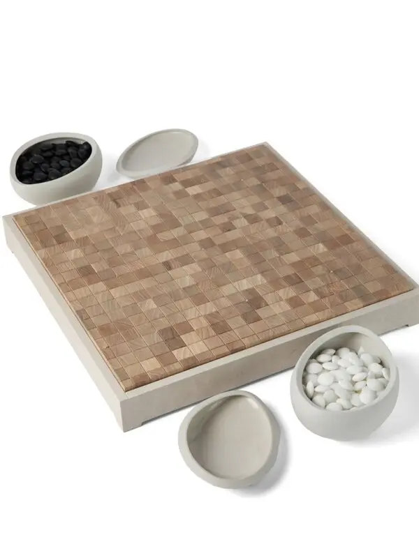 Brunello Cucinelli Wooden Go Game Set