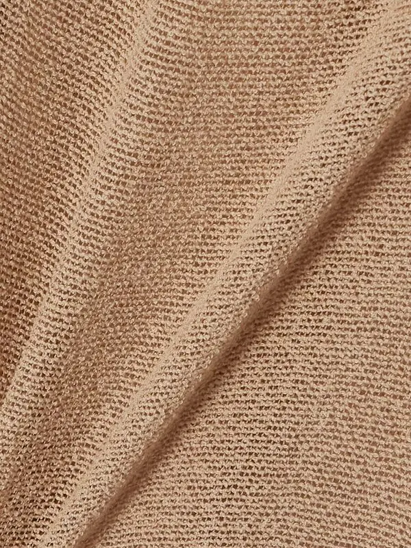 LUDOVIC DE SAINT SERNIN Mermaid Open-knit Cotton-blend Pants