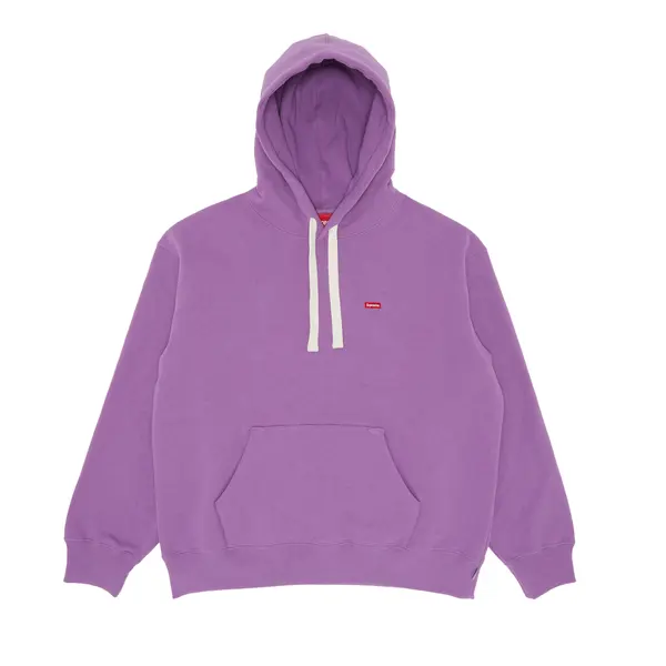 Supreme Small Box Drawcord Hooded Sweatshirt - Purple