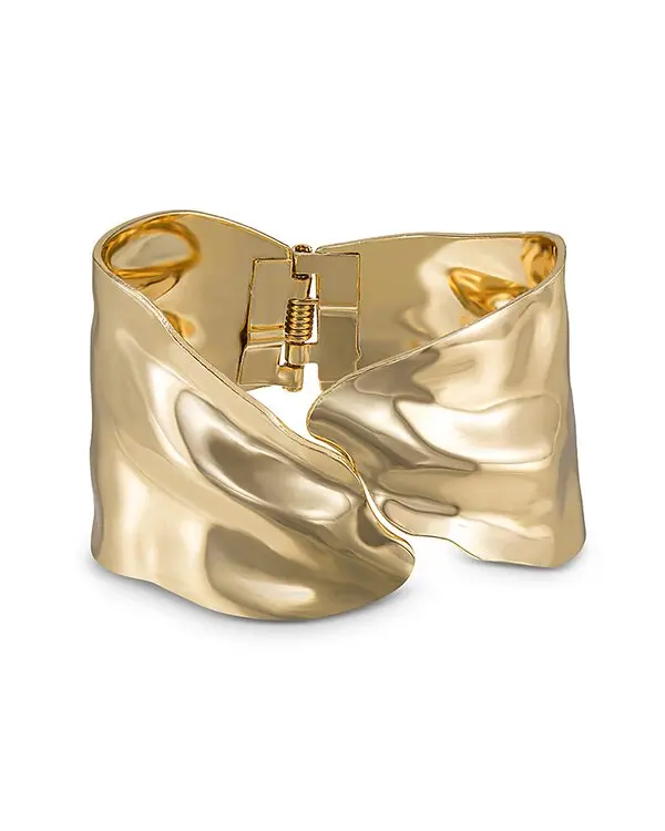 Ettika Abstract Cuff Bracelet - Gold